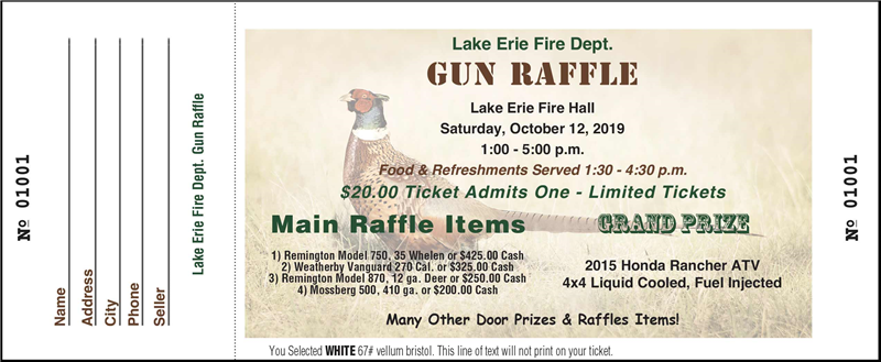 raffle ticket examples